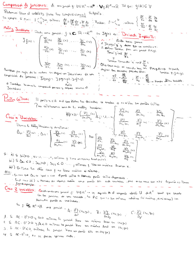 Formulario de Calculo 2 | PDF
