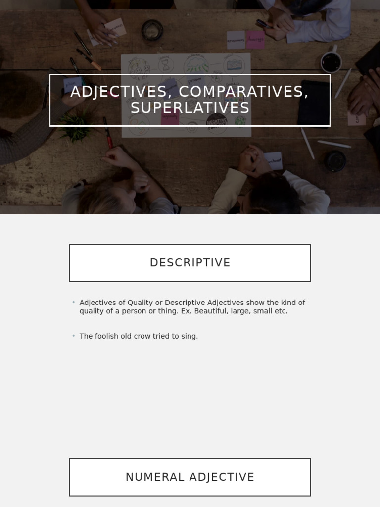 World English Lesson - Adjectives | PDF | Adjective | Quantity