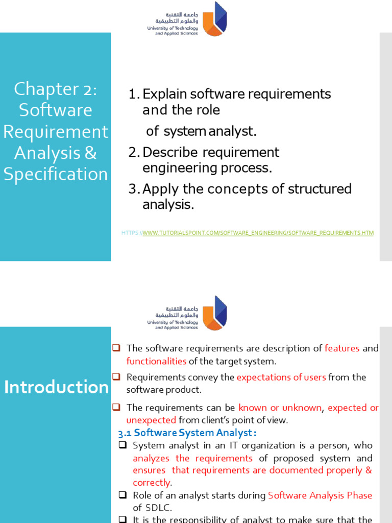 Chapter 3 - Software Requirement and Structured Analysis | PDF | Computing | Information Technology