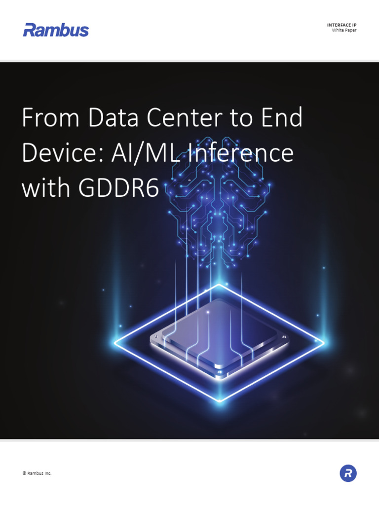 From Data Center to End Device AI ML Inference With GDDR6 Wp | PDF | Graphics Processing Unit ...