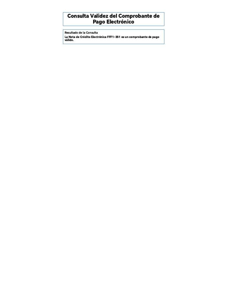 Consulta de Validez Del CPE | PDF