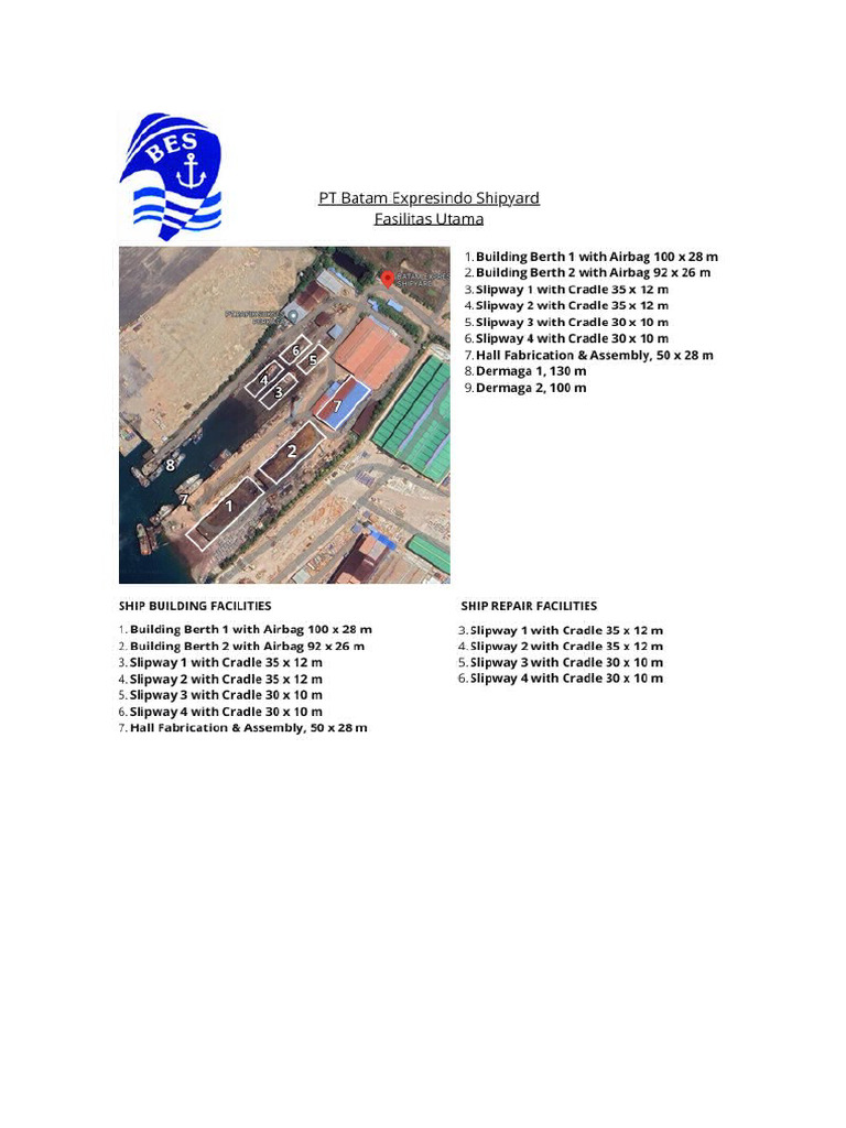 Map Batam Ekspresindo Shipyard | PDF