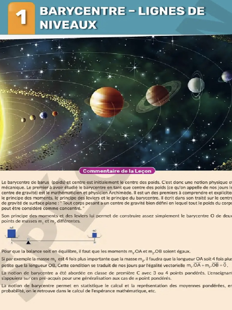 Barycentre Pyramide Tle C Leçon Et Exercices | PDF