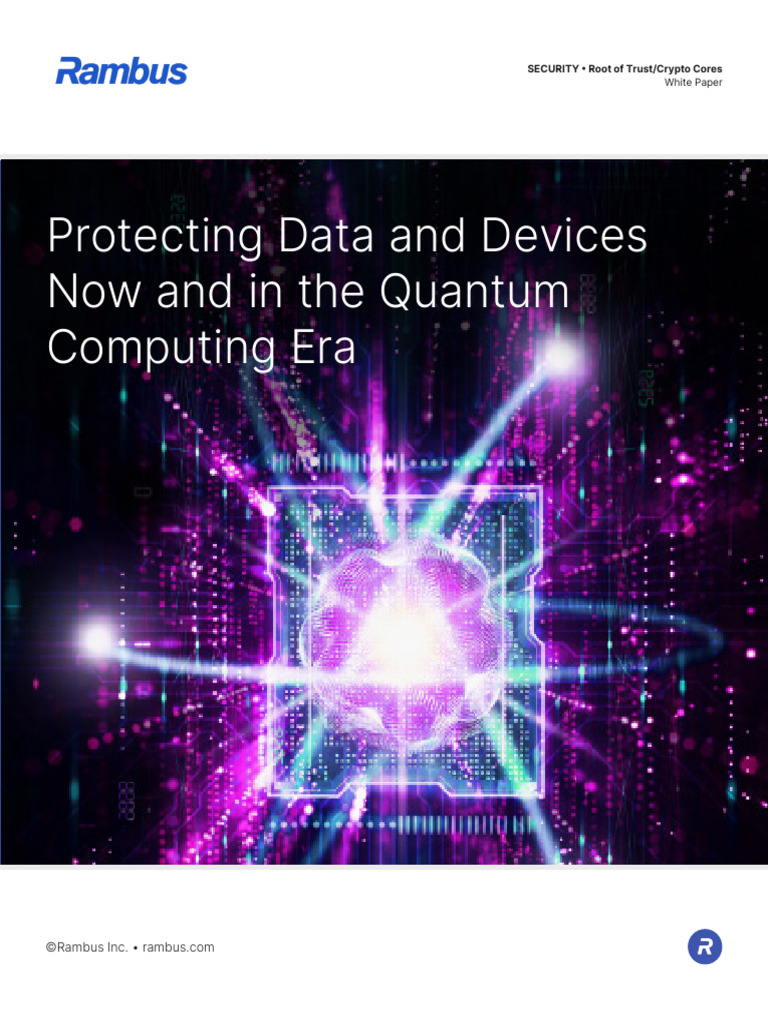 Protecting Data and Devices Now and in The Quantum Computing Era | PDF ...