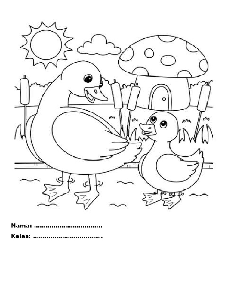 Mewarnai Bebek | PDF