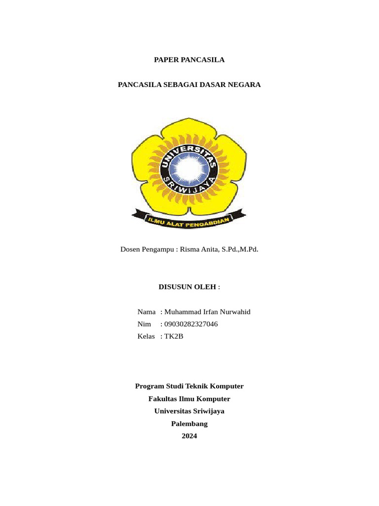 Kaitan Pancasila dan Sikap Terhadap Orang Tua | PDF