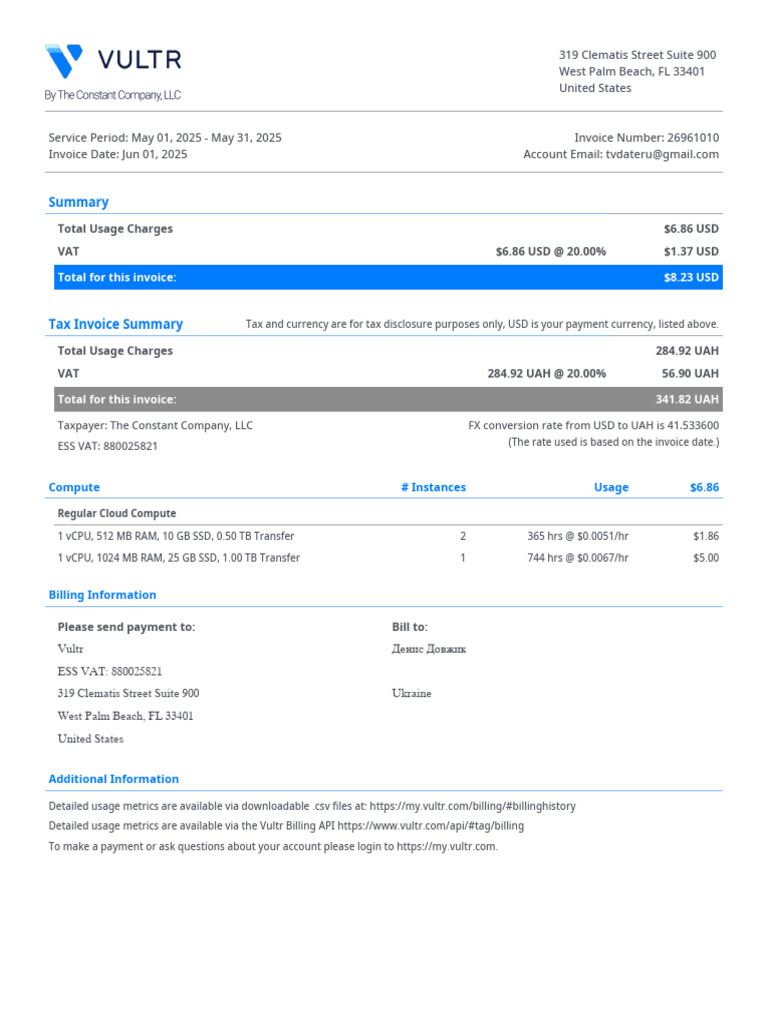 Invoice Summary for 319 Clematis St | PDF | Invoice | Value Added Tax