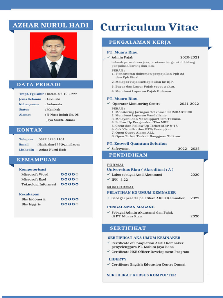 Hadi CV | PDF