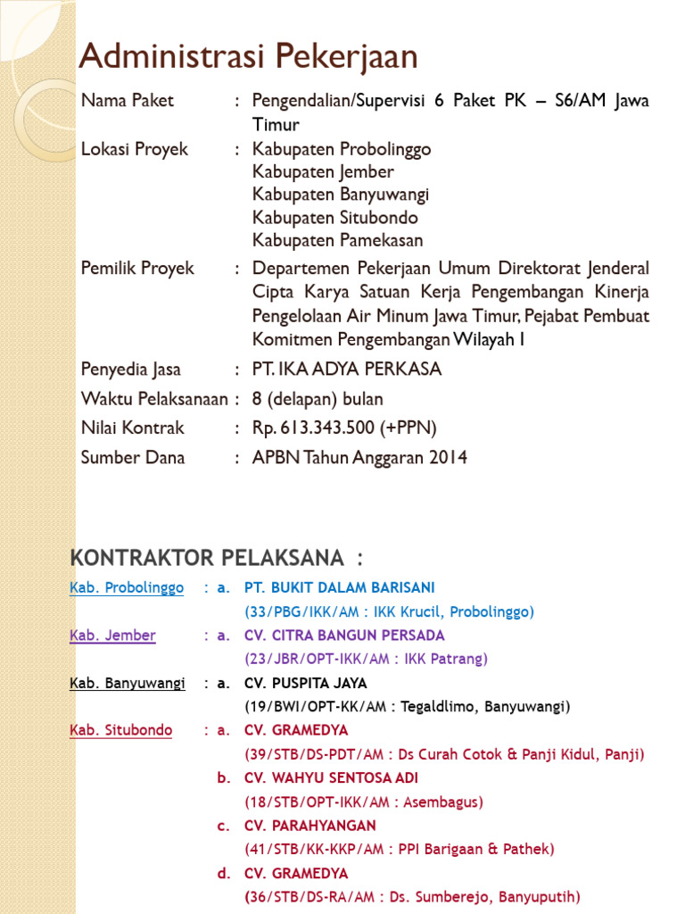 Contoh PCM (Pengawasan) | PDF