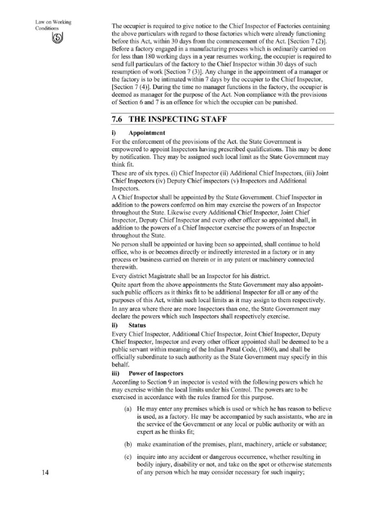 Factories Act Compressed | PDF