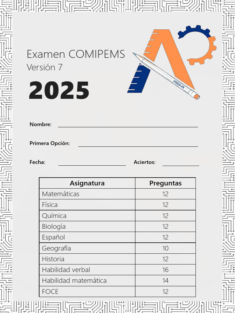 Examen Ecoems Versión 7 | PDF | Redox | Química