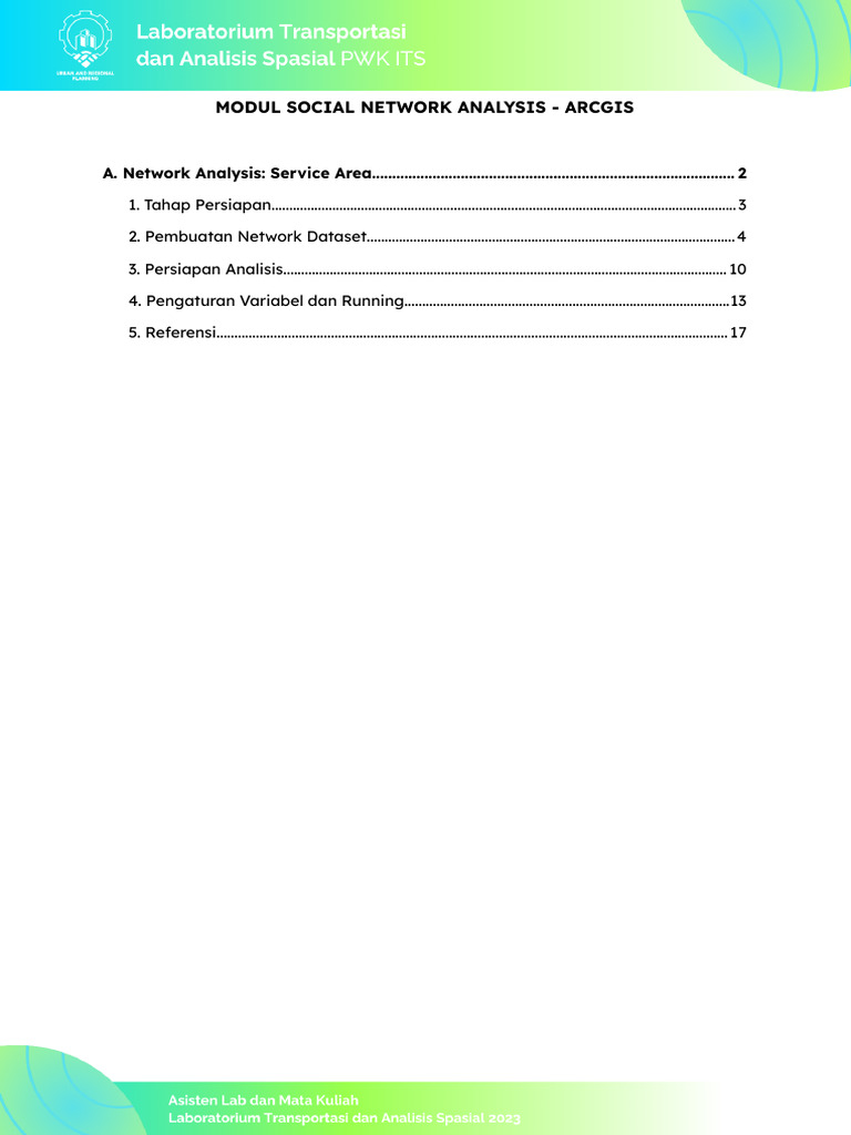 Analisis Area Layanan di ArcGIS | PDF