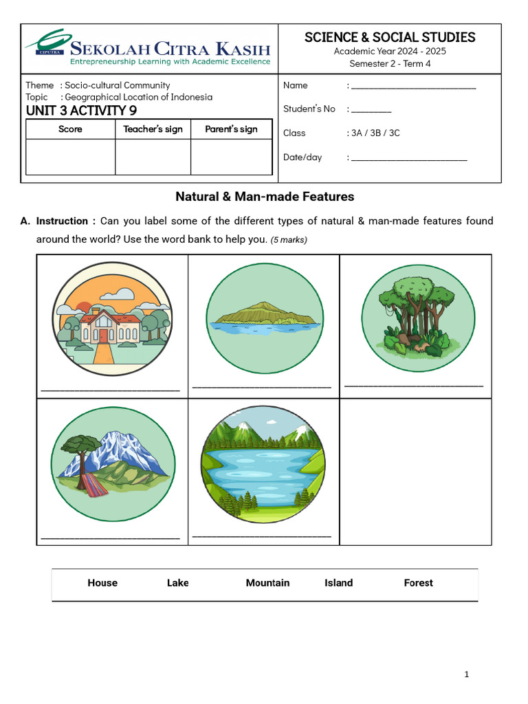 Activity 9 - Reading A Map (Term 4) | PDF