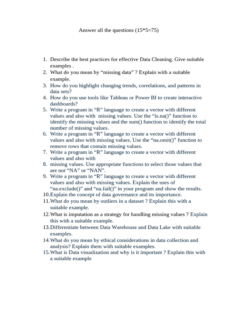 Data Analytics Assignment | PDF