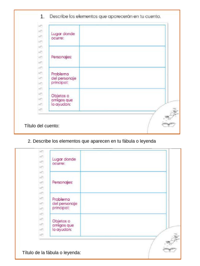 Actividades Fábula y Cuento | PDF