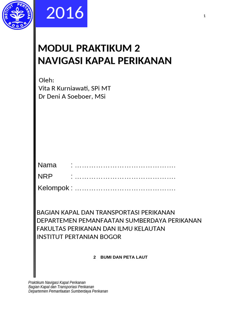 Modul2 Navigasi Kapal Perikanan | PDF