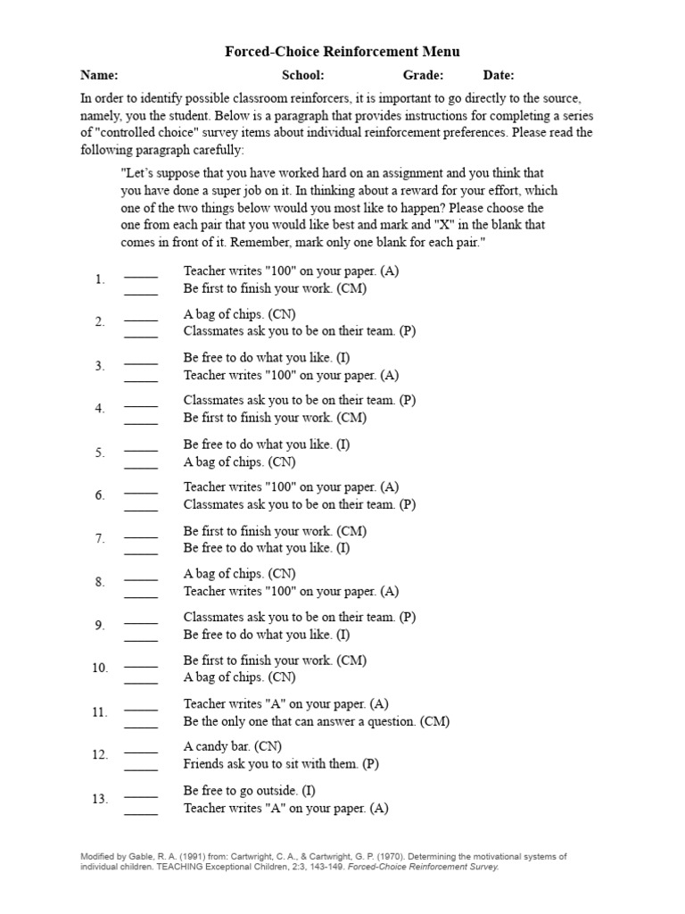Forced Choice Reinforcement Menu | PDF | Chess Theory | Chess