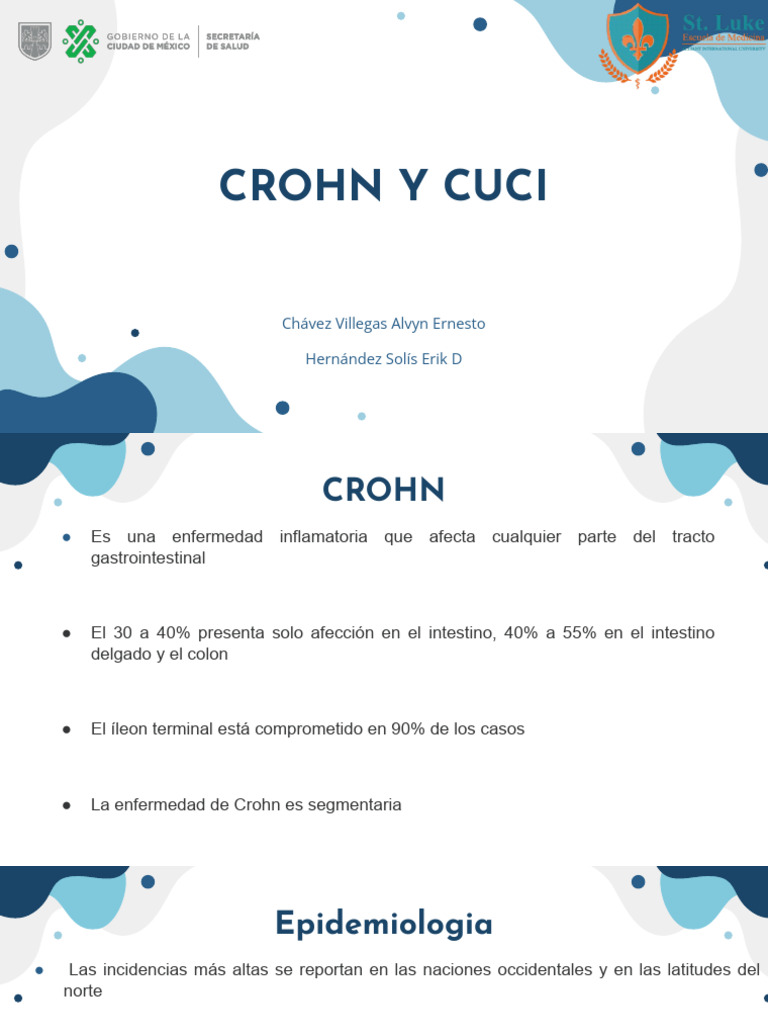Crohn y CUCI: Diagnóstico y Tratamiento | PDF | Colitis ulcerosa ...