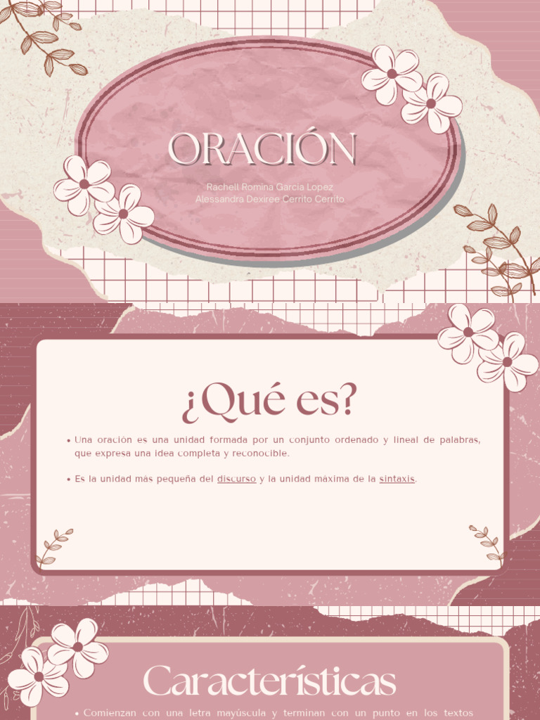 Definición y Tipos de Oraciones | PDF | Oración (Lingüística ...