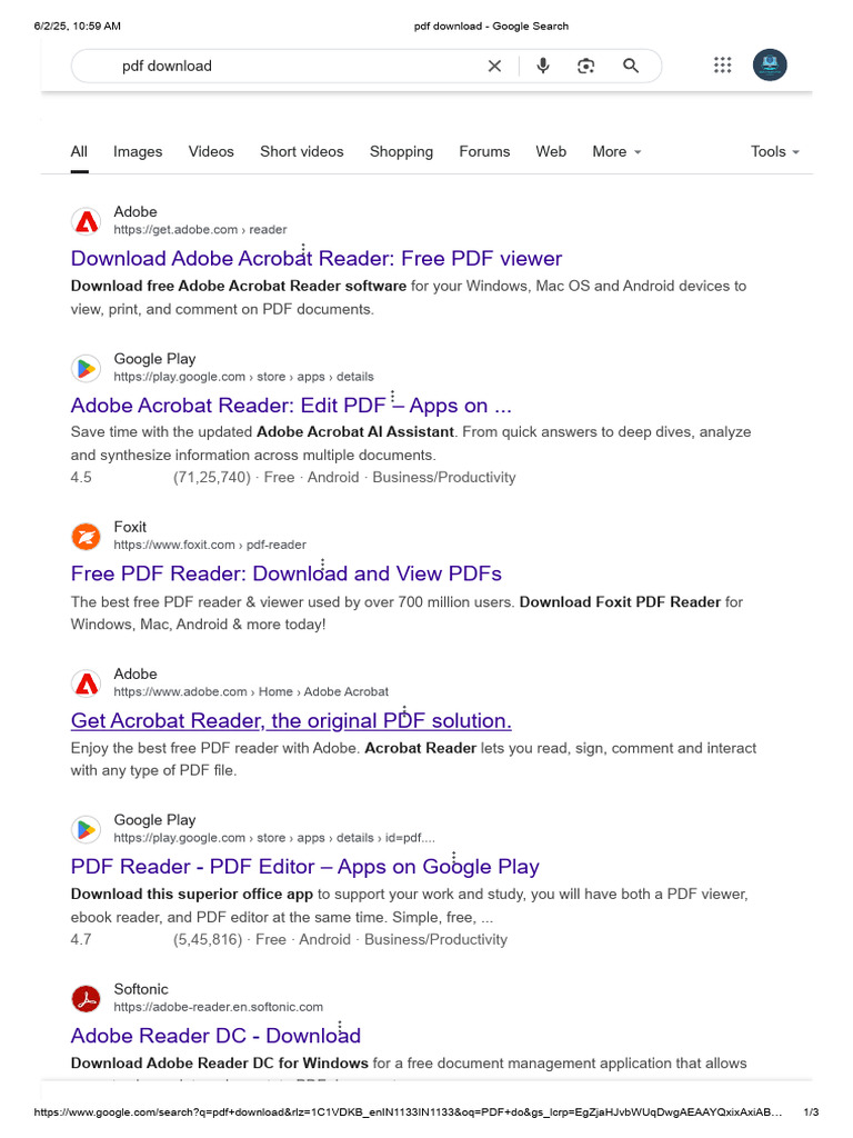 PDF Download - Google Search | PDF | Software | Application Software