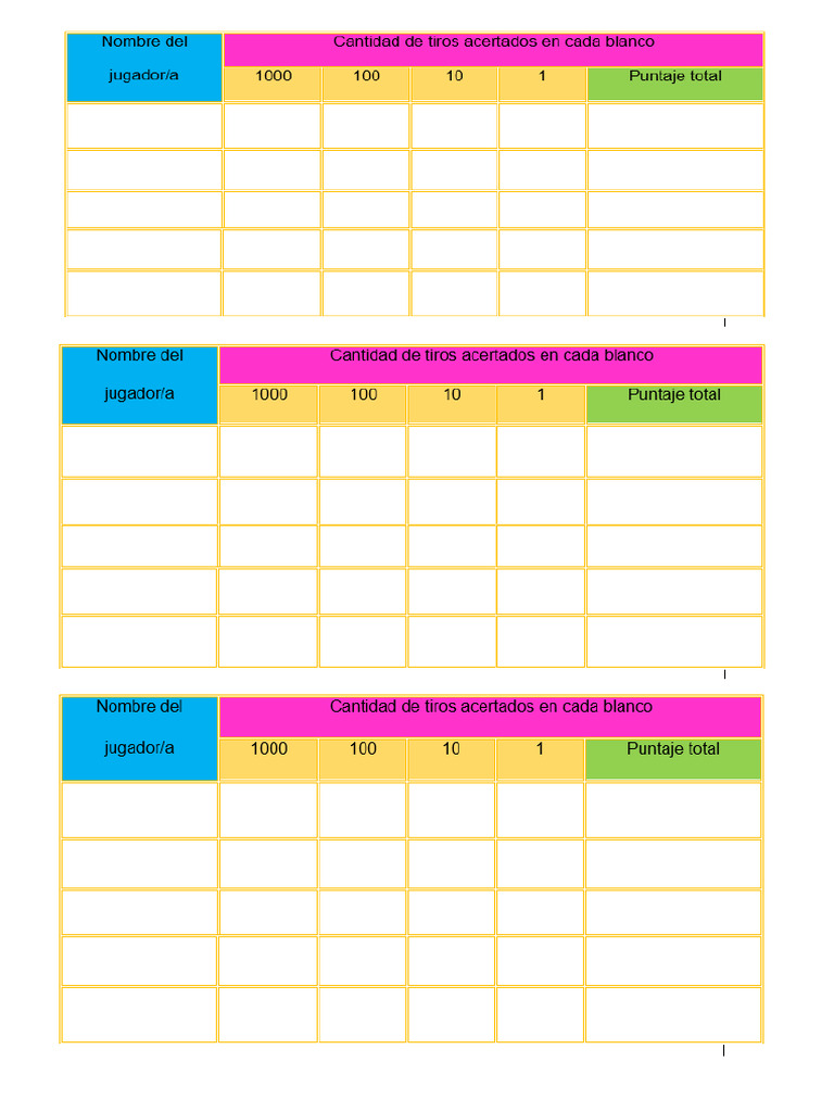 Copias de 4º para Imprimir | PDF