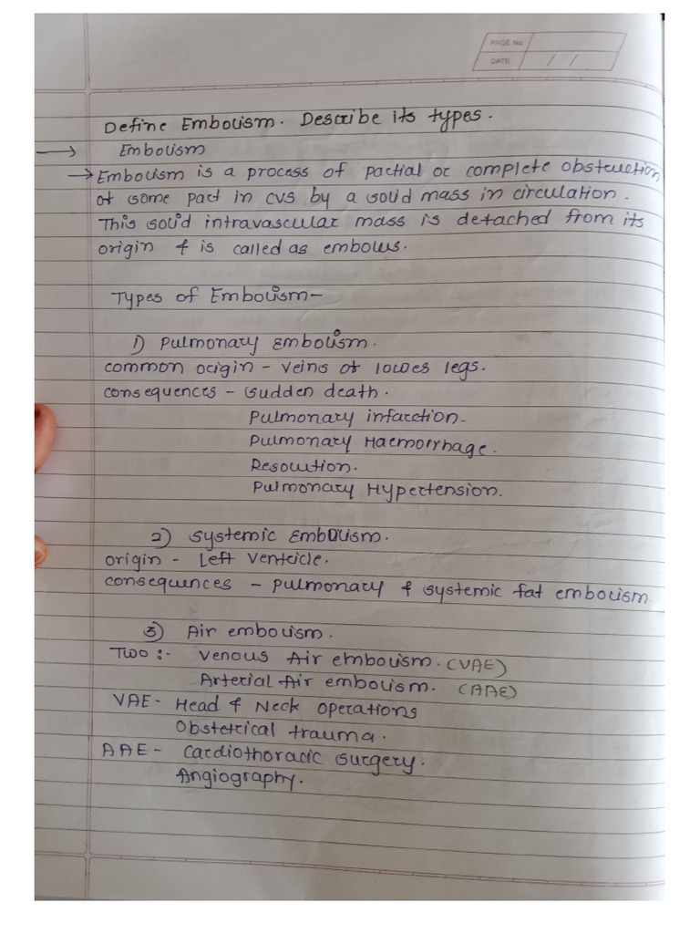 Pathology Notes 1 | PDF
