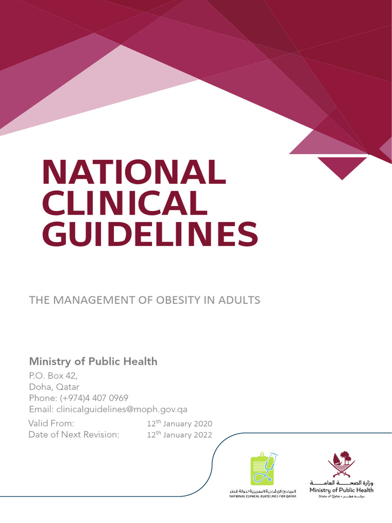 Obesity Management Guidelines for Adults | PDF | Obesity | Body Mass Index