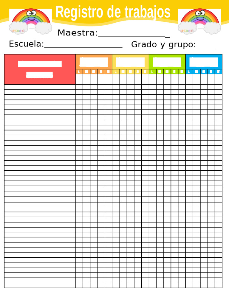 ??registro de Tareas | PDF