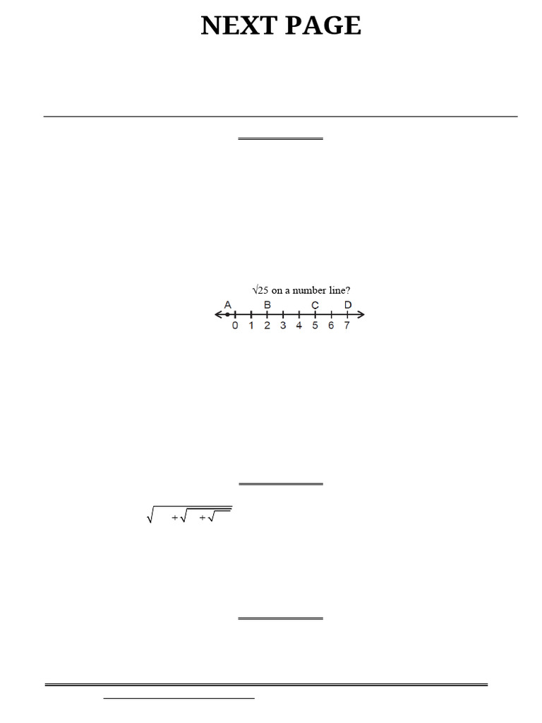 Squares and Square Roots Practice Paper | PDF | Elementary Geometry ...
