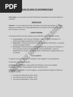 Initiation Informatique Débutants | PDF
