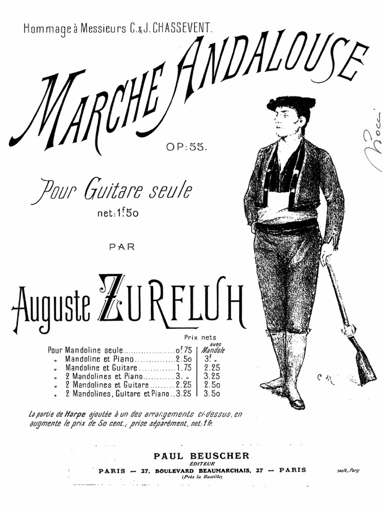 Auguste Zurfluh Marche Andalouse | PDF