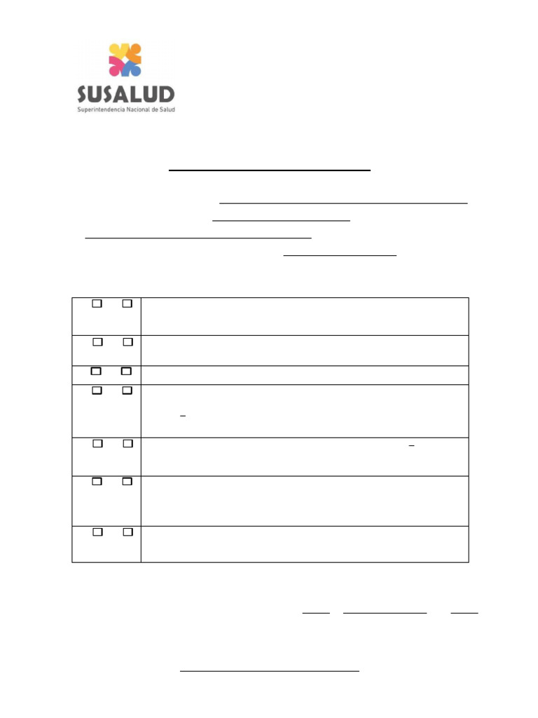 A3. DDJJ Susalud | PDF