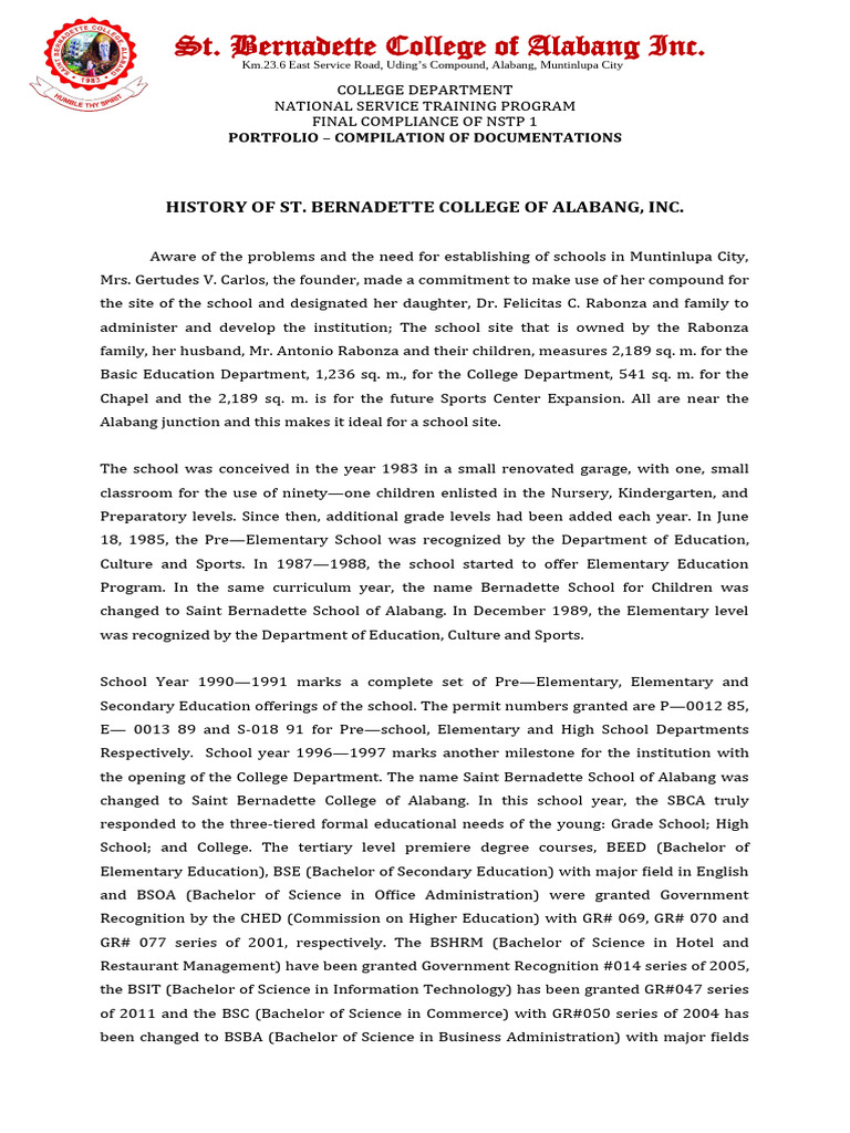 NSTP 1 - Sample Template - Concept Paper | PDF | Sustainability ...