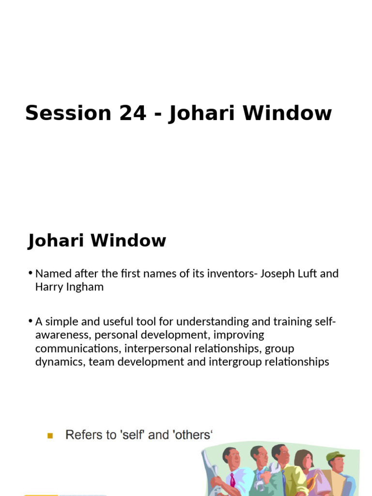 Session 24 Johari Window (1) (1) | PDF