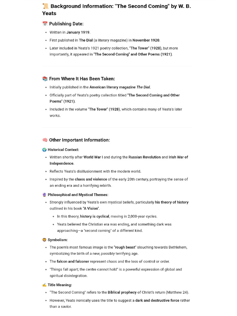 The Second Coming ( BGI ) | PDF