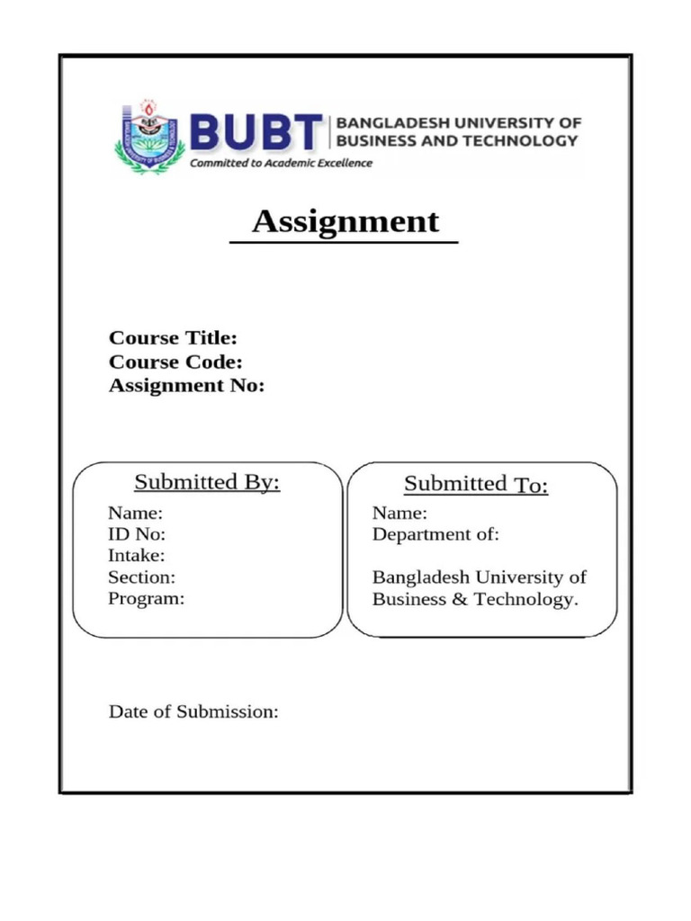 BUBT Lab Report | PDF