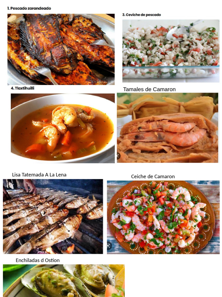 Comida Típica De Nayarit Platillos Clave Pdf