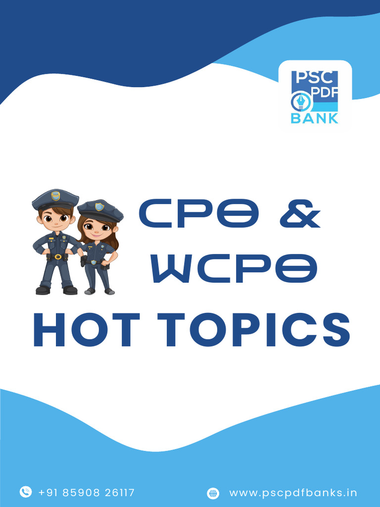 Cpo & Wcpo Hot Topics @PSC - PDF - Bank | PDF