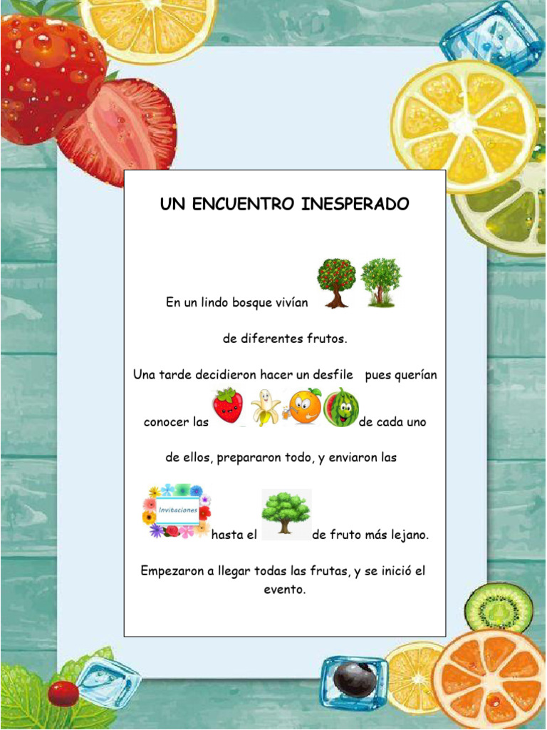 CUENTO DE LAS FRUTAS | PDF