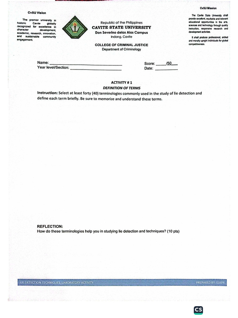 Fosc 5 Lecture Activity | PDF