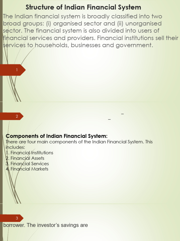 Overview of Indian Financial System | PDF | American Depositary Receipt ...