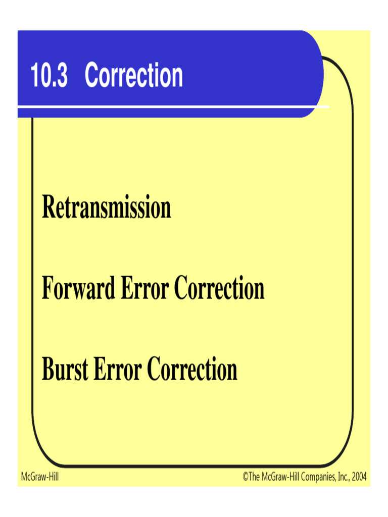 CN Material-14 (Error Correction) | PDF