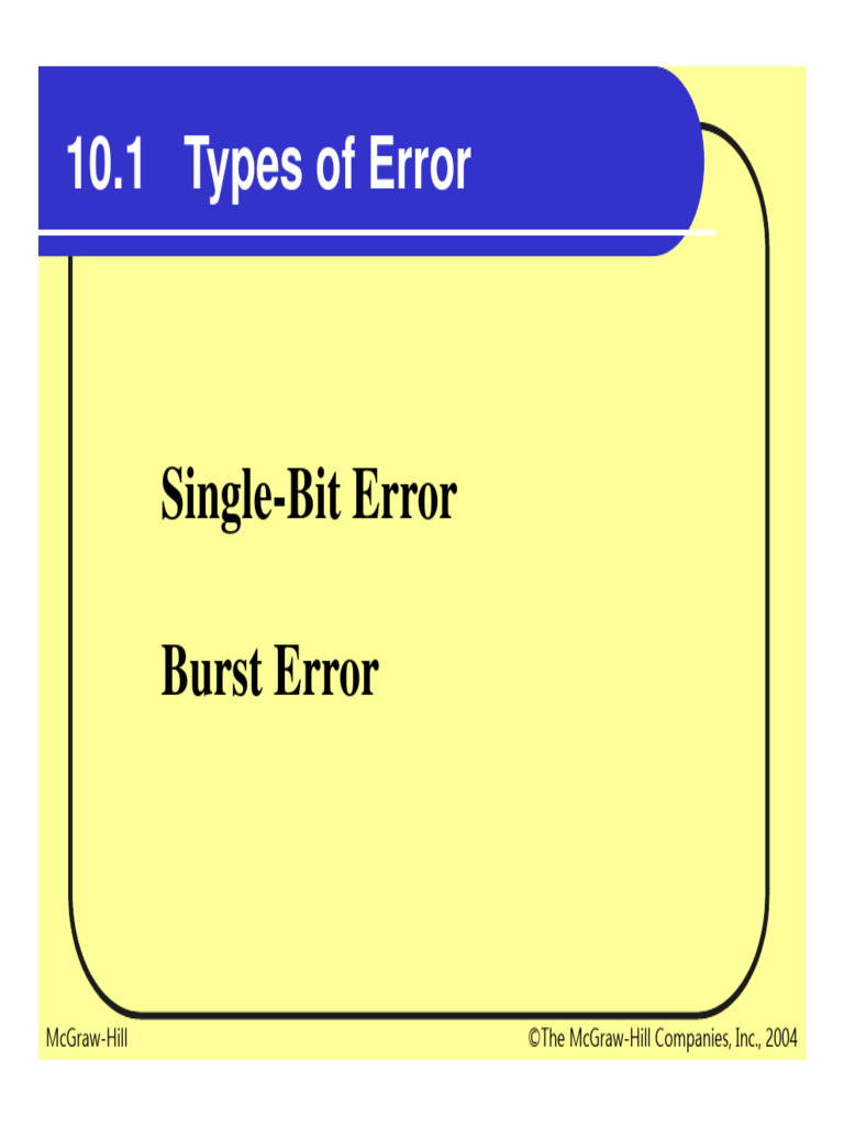 CN Material-12 (Error Detection, Parity Checking, CRC) | PDF | Error ...