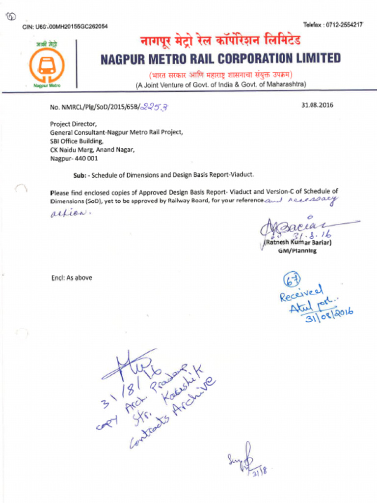 Approved DBR& SOD-Viaduct | PDF