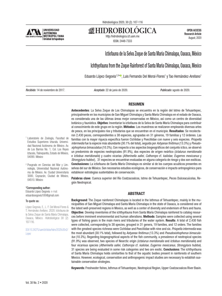 Neivy14, ART 01 RH30 (2) | PDF | México | Biología