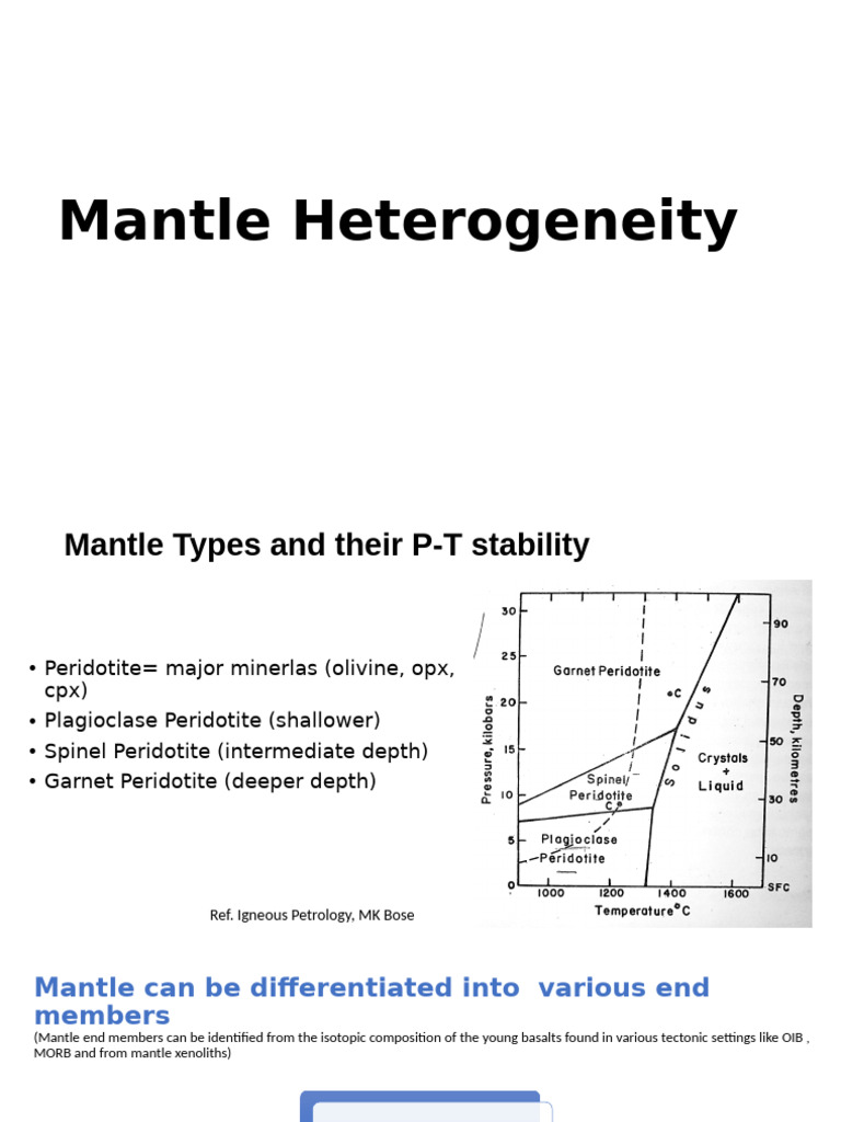 Mantle Heterogeneity and Isotopic Signatures | PDF | Structure Of The ...