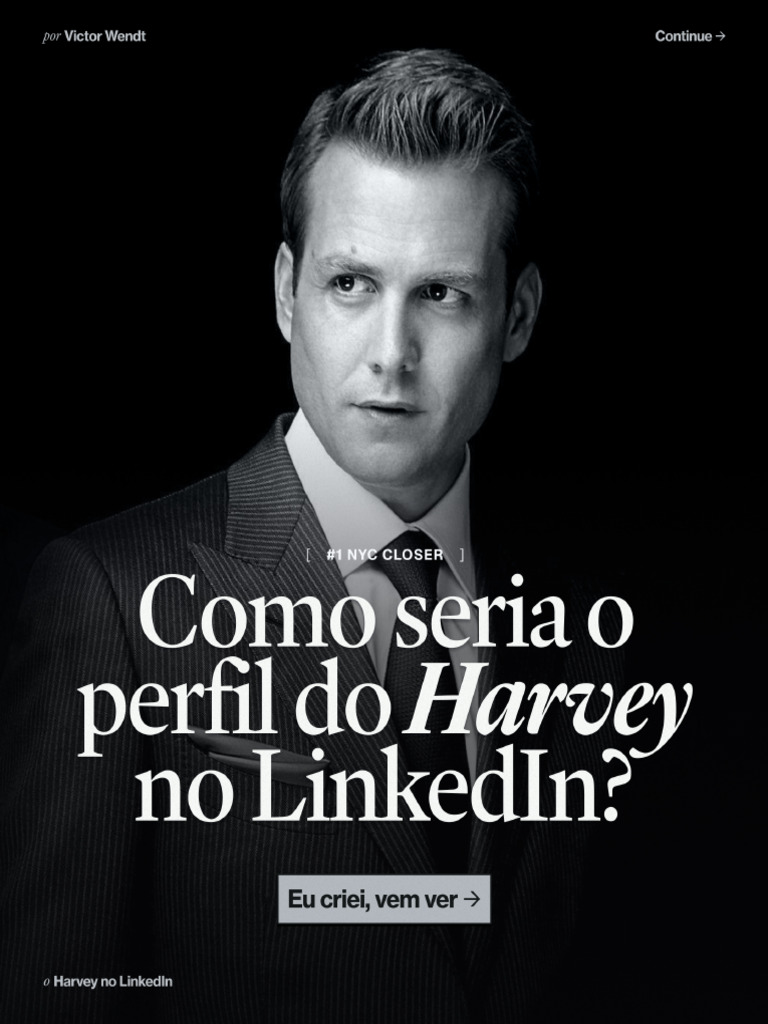 LinkedIn Do Harvey - Por Victor Wendt-1 | PDF