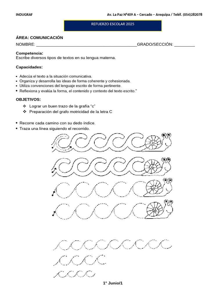 1° Grado - Ficha de Refuerzo 1 | PDF | Comunicación humana | Lingüística