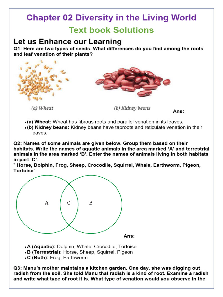 File - Science-Solutions2. Diversity in The Living World | PDF | Leaf ...