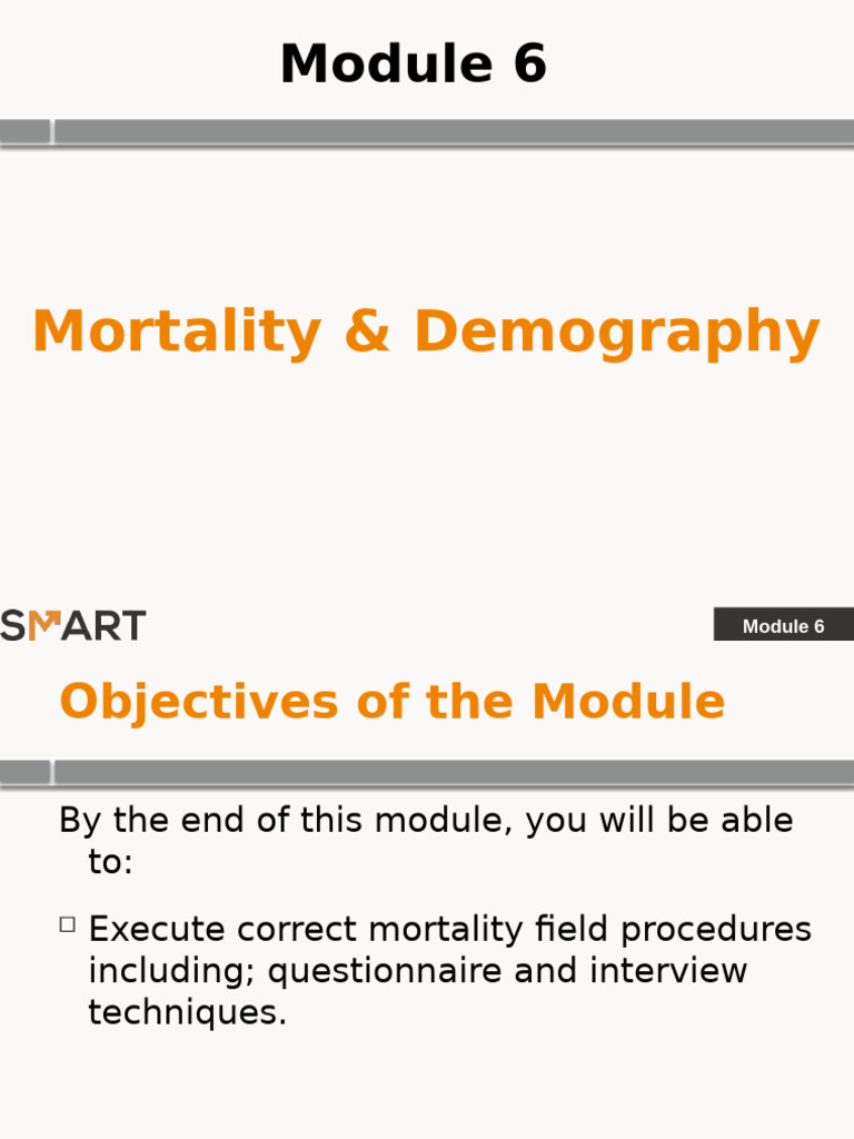 Module 6 Mortality | PDF | Quantitative Research | Actuarial Science